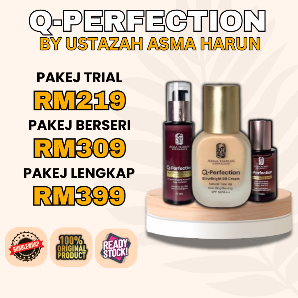 [100% ORIGINAL] Q PERFECTION USTAZAH ASMA' HARUN SKINCARE DERMACARE ...