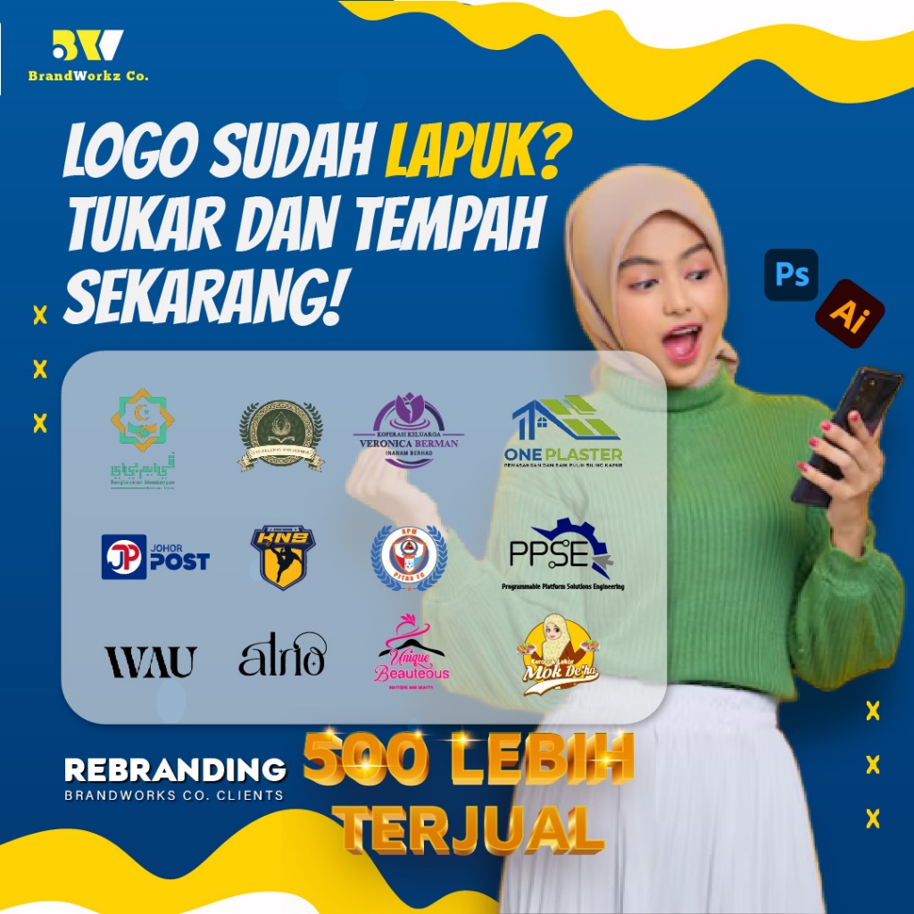 Logo/Logo Design/Design Service/Upah Design | Shopee Malaysia