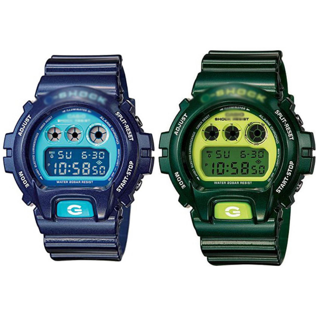 G SHOCK Jam Digital CC2 CC3 Green Blue (Cermin KACA) | Shopee Malaysia
