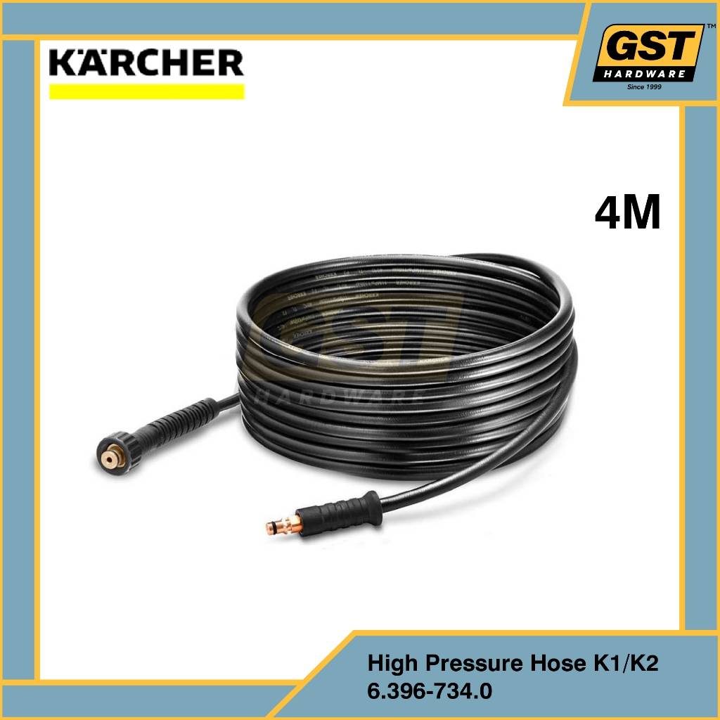 Karcher 4m Hose Water Jet High Pressure Hose for K1 / K2 High Pressure ...