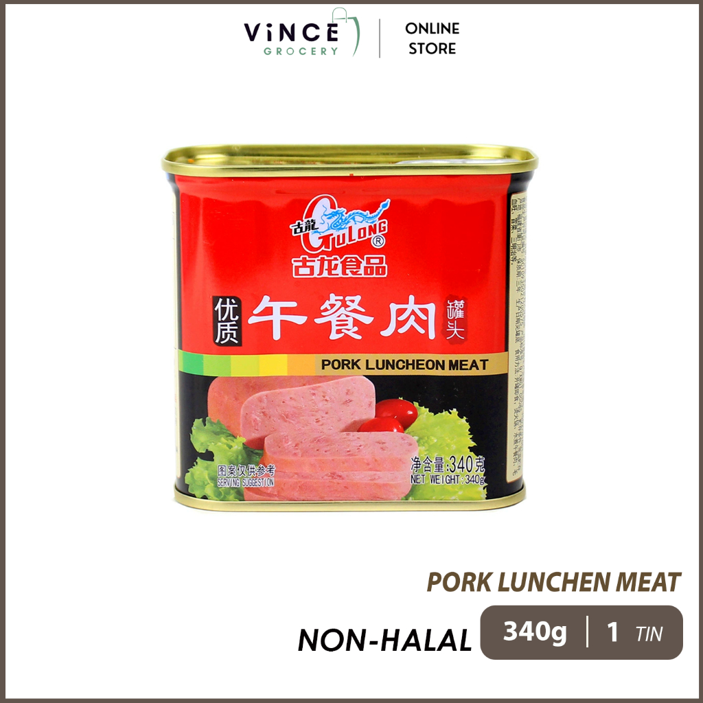 GULONG Pork Luncheon Meat | 古龙牌 优质午餐肉 340G | Shopee Malaysia