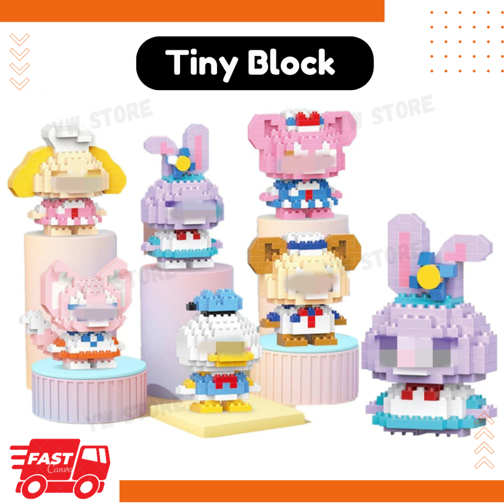 Mini Tiny Block DIY Character Cute Blocks Model Building Blocks Nano block Cartoon Toy＃积木＃模型 ...