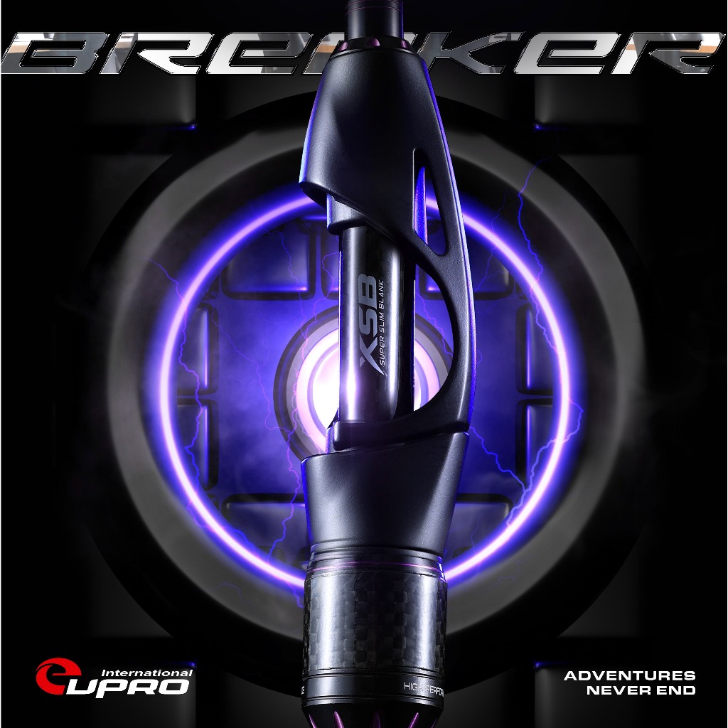 Eupro Breaker Force Rod Joran Spinning Joran Pancing, Fuji Guides ...