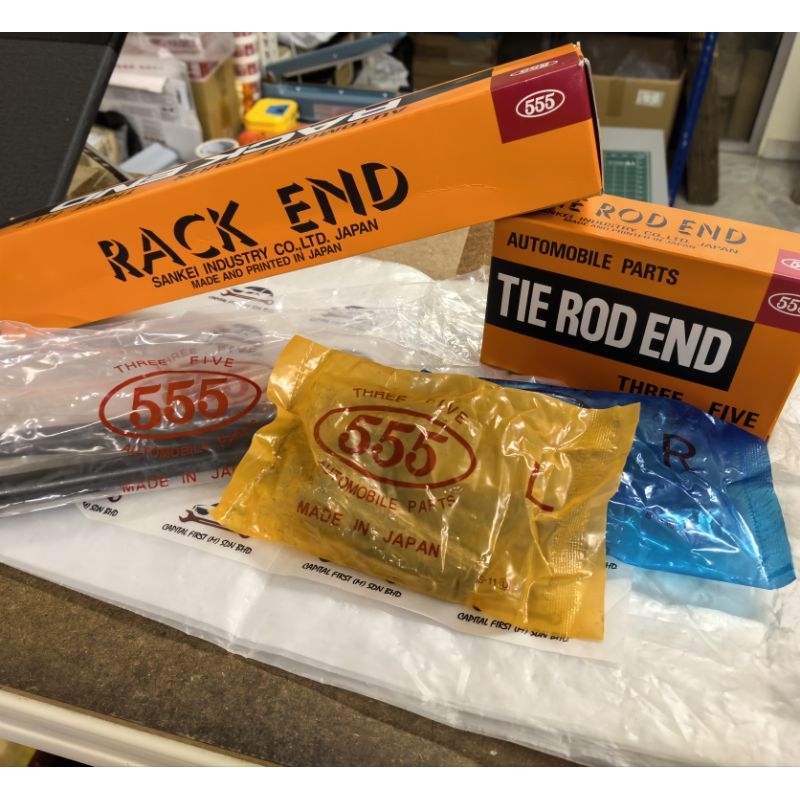 PERODUA AXIA 2014-2022 BEZZA 1.0 RACK END & TIE ROD END 555 SAIKEN ...
