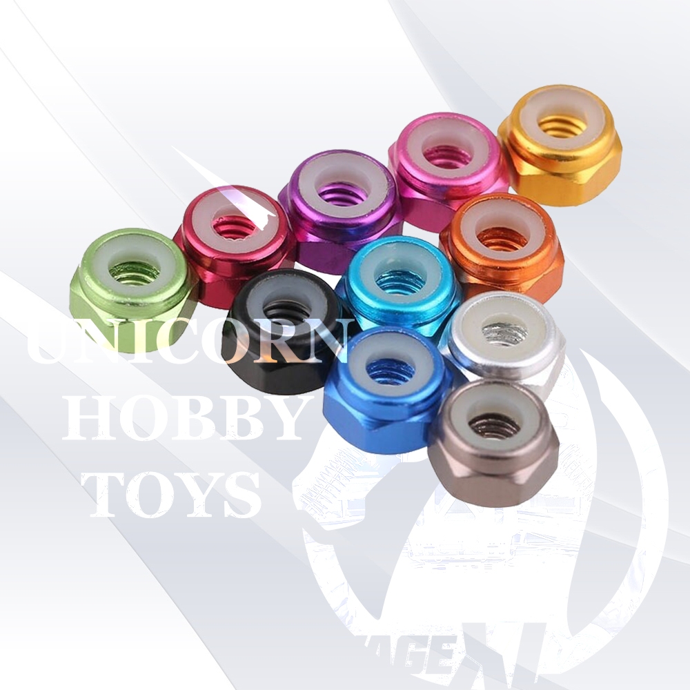 Aluminum Alloy Wheel Lock Nut For 1/10 Traxxas Arrma Kyosho Tamiya HPI ...