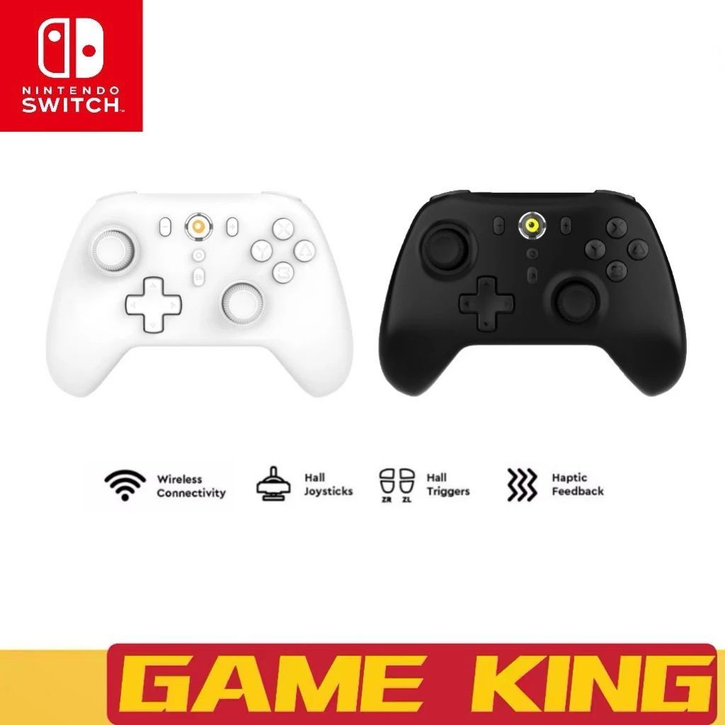 Nintendo Switch Omelet Gaming Super Wireless Controller (Black / White ...