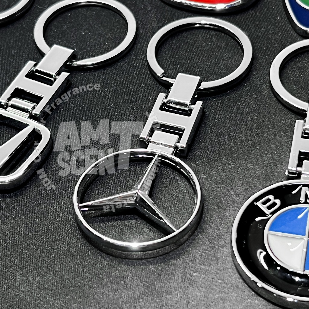 Stainless Steel Metal 3D Car Logo Keychain | Proton | Perodua | Mazda ...