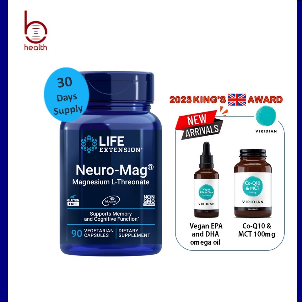 [Life Extension] Neuro-Mag Magnesium L-Threonate, EXP: 12/26, 90 ...