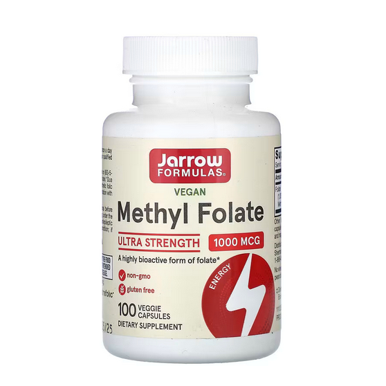 Methyl Folate, 400mcg, 60 Veggie Capsules | 1,000 mcg, 100 Veggie ...