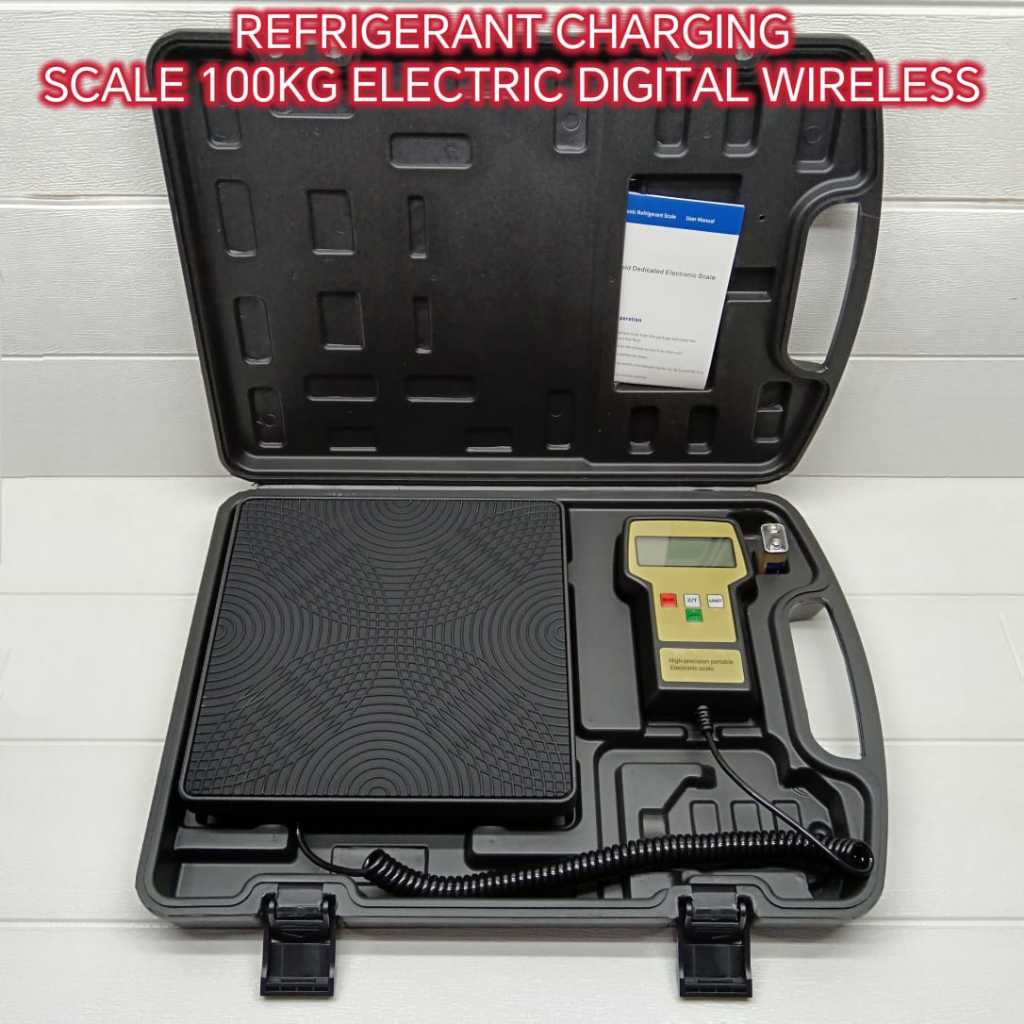 REFILL GAS REFRIGERANT CHARGING SCALE ELECTRIC DIGITAL WIRELESS AIRCOND ...