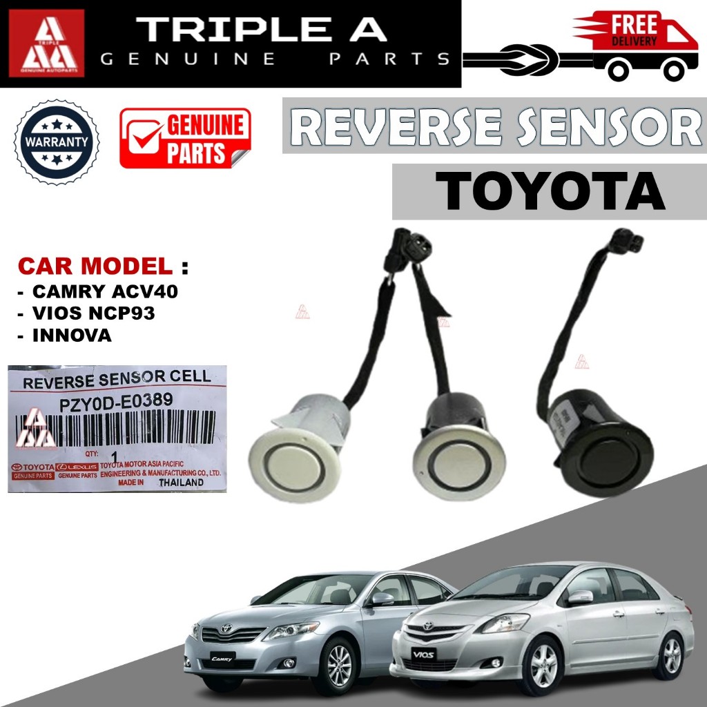 ORIGINAL TOYOTA Vios NCP93 / Camry ACV40 / Innova Reverse Sensor ...