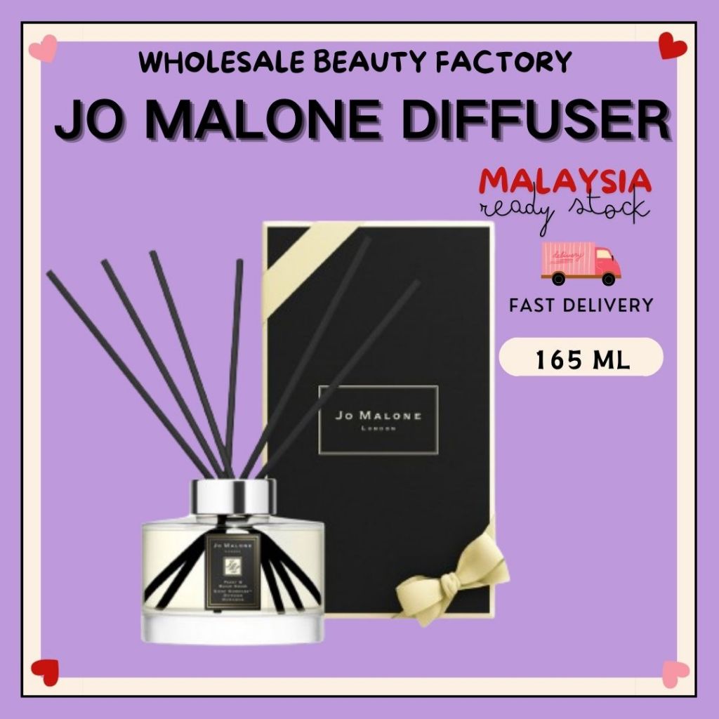 Jo Malone Diffuser 165ml - English Pear / Wild Bluebell / Peony Blush / POMEGRANATE NOIR - Scent ...
