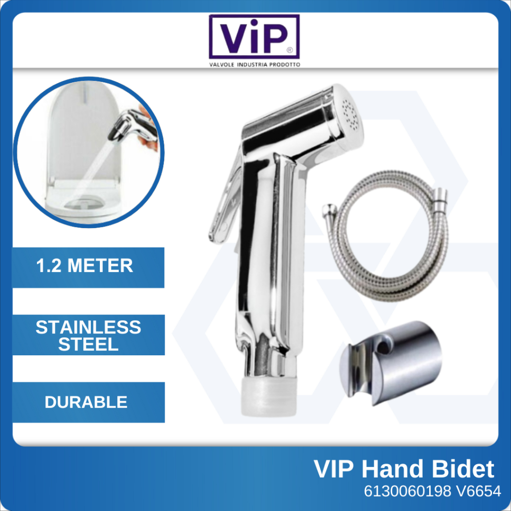 VIP Bathroom Hand Held Toilet Bidet Sprayer Stainless Steel V6654 ...