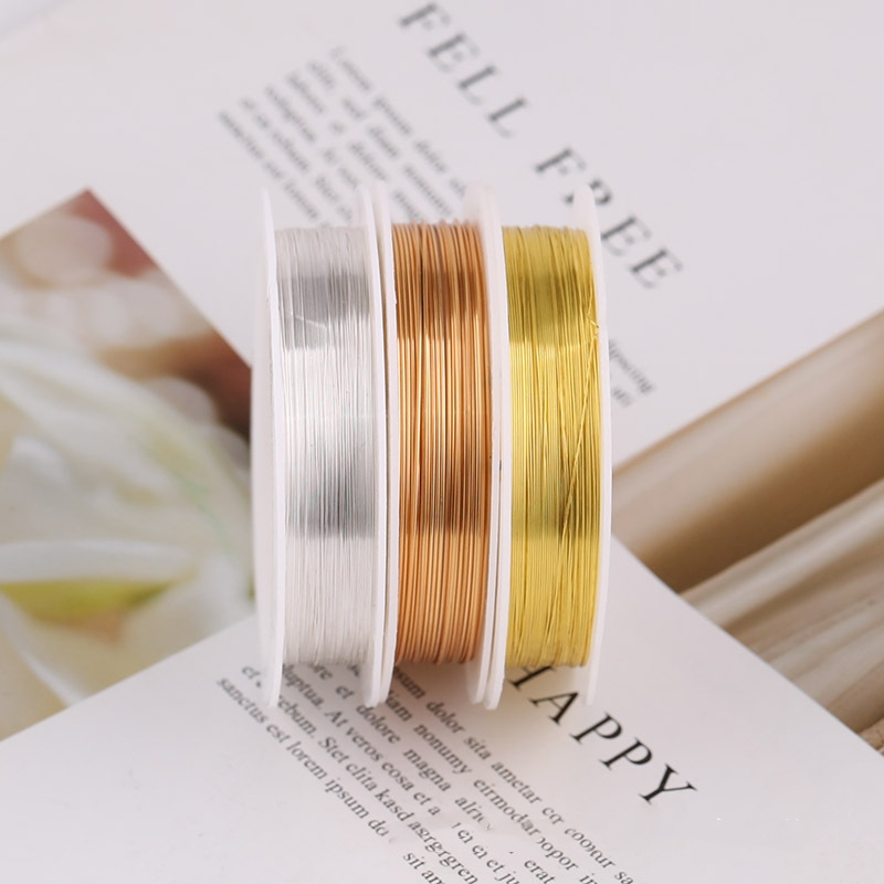 0.2~1mm Fadeless Colored Copper Wire for Bracelet Making Beading Cord ...