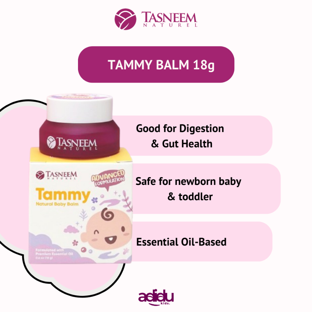 Baby Balm Tasneem Tammy T rub Sembelit Kanak-kanak dan Lancarkan ...
