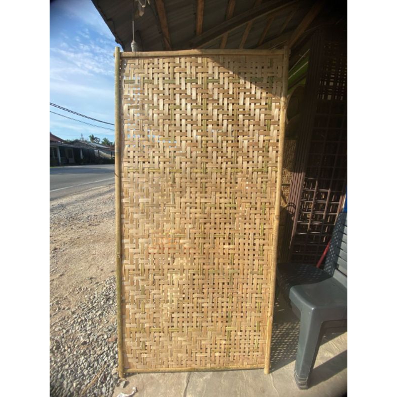 acok buluh/dinding buluh 3×6kaki/dekorasi buluh/hiasan buluh | Shopee ...