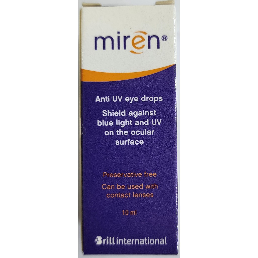 Brill International Miren Eye Drop Preservative Free Eye Drop 10mL Exp ...