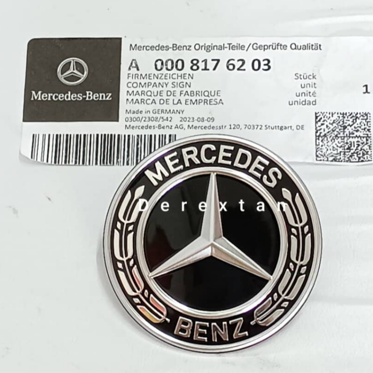 Mercedes Benz Original 0008176203 Front Bumper Hood Badge W118 W177 ...