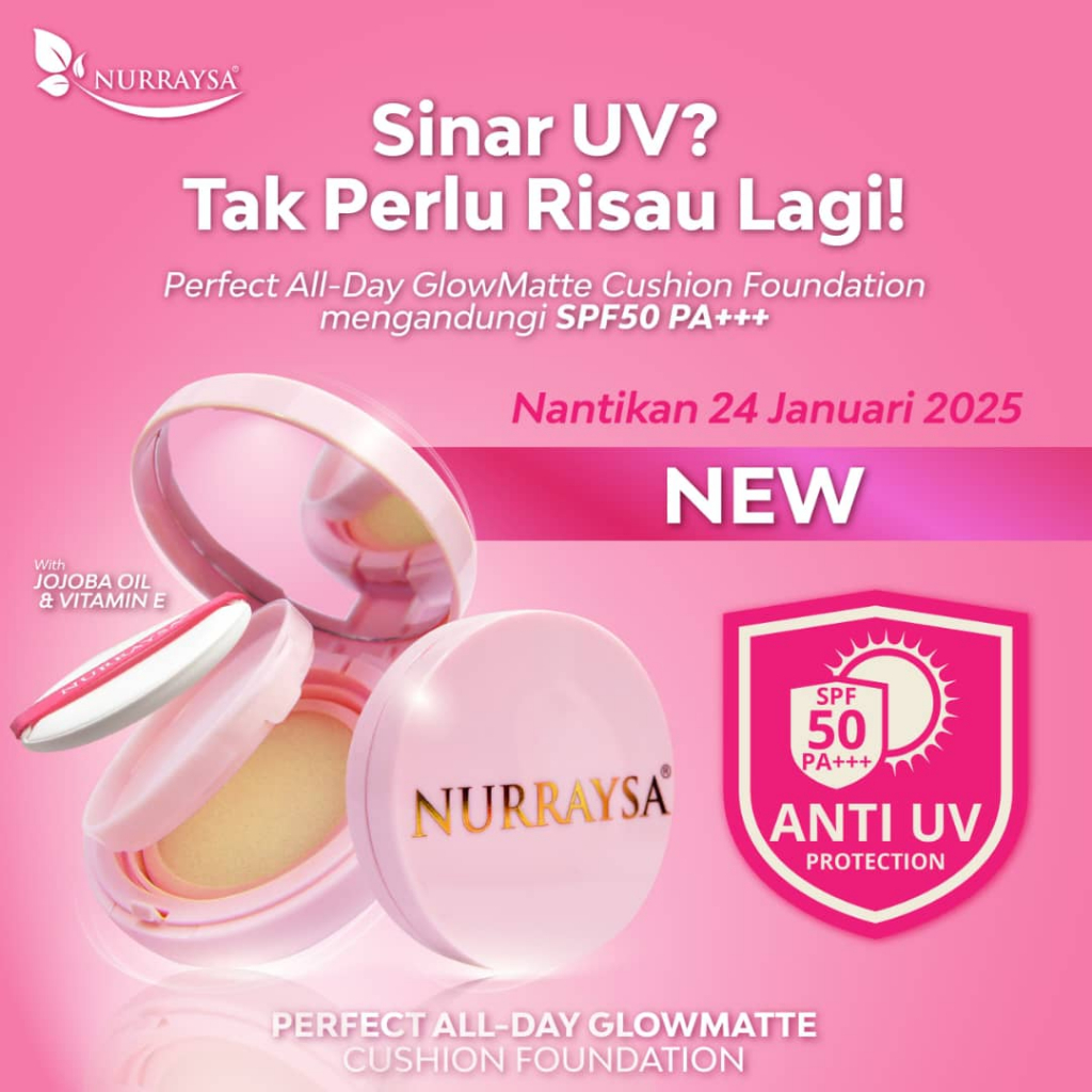 Cushion Foundation Nurraysa New | Shopee Malaysia