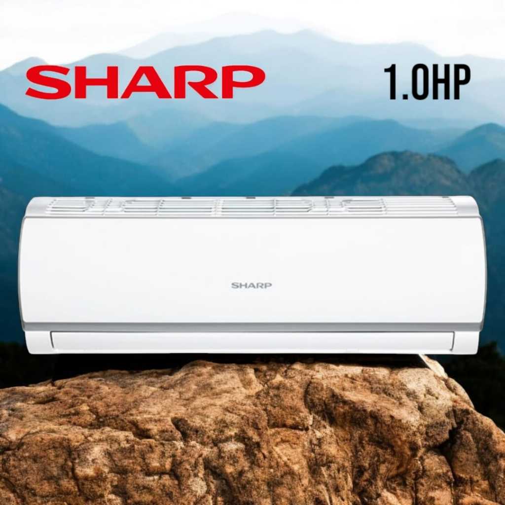 SHARP ELECTRIC WALL MOUNTED AIR CONDITIONER NON-INVERTER 1.0HP AU ...