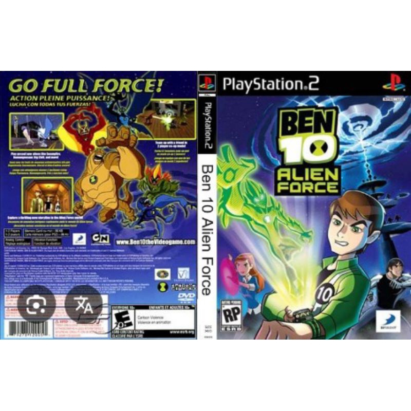 PS2 CD DVD GAME ( Ben 10: Alien Force ) English Version | Shopee Malaysia