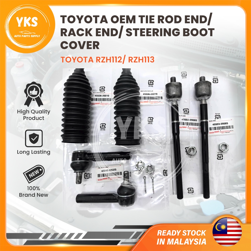 🔥NEW TOYOTA🔥TOYOTA HIACE RZH112 / RZH113 (1 SET) TIE ROD END / RACK END ...