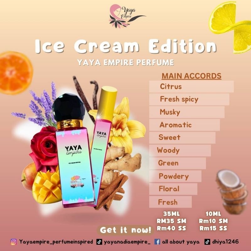 YAYA PERFUME ICE CREAM EDITION | Shopee Malaysia