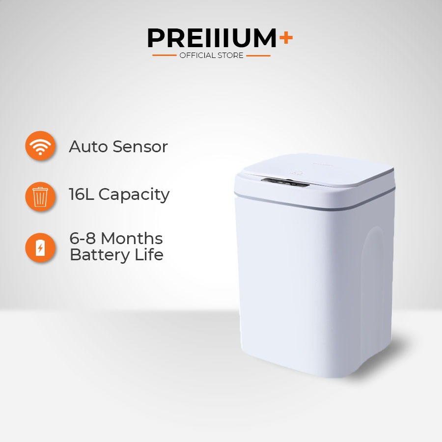 PREMIUM+ *Extra Large* Smart Automatic Touchless Motion Sensor Dustbin ...