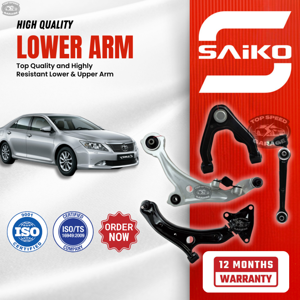 SAIKO ORIGINAL - TOYOTA CAMRY ACV50/51 - LOWER ARM /CONTROL ARM ...