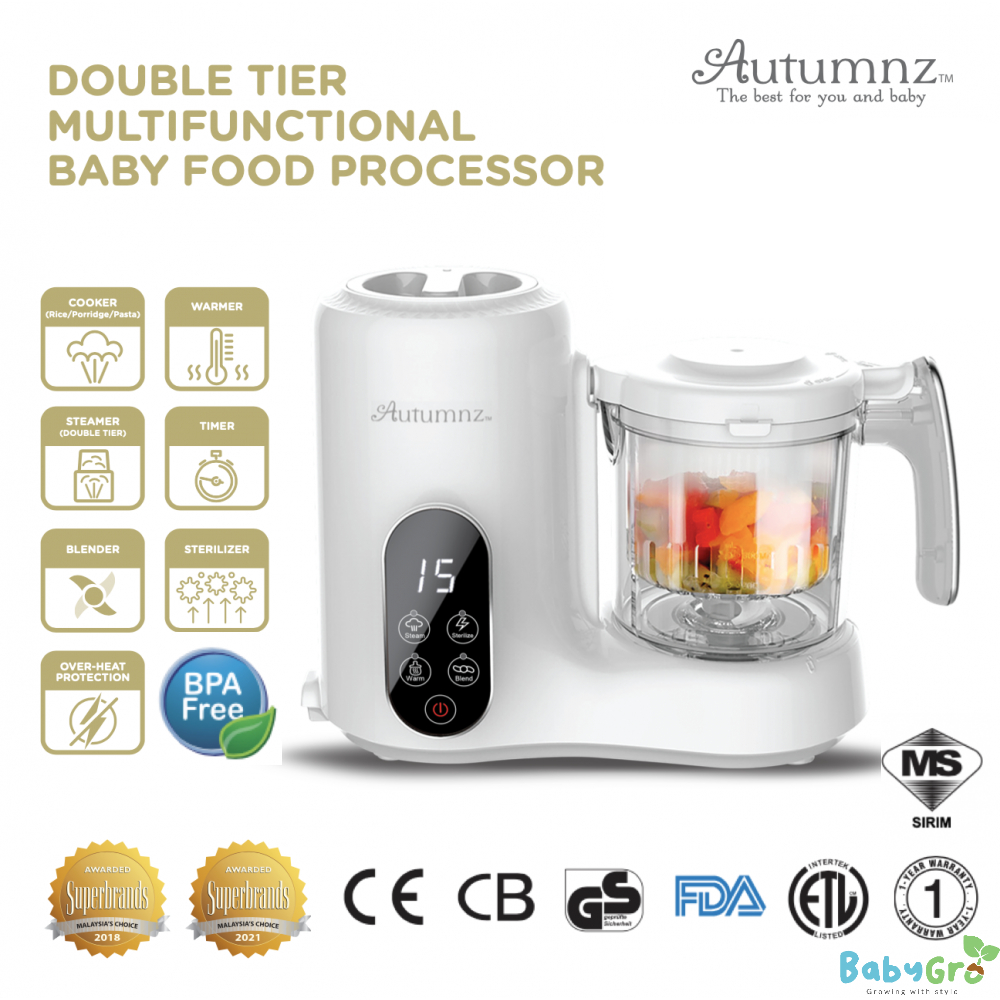 Autumnz Double Tier Multifuntional Baby Food Processor | Shopee Malaysia