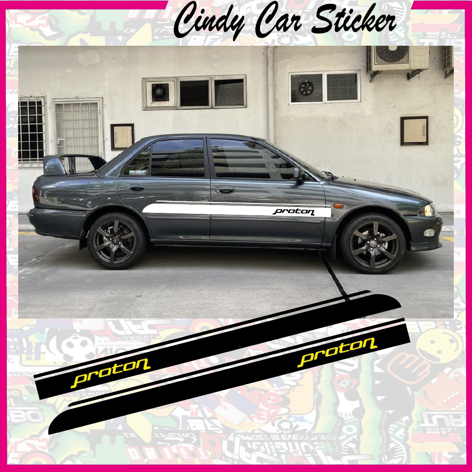 PROTON WIRA BODY STICKER 2PCS/SET | Shopee Malaysia