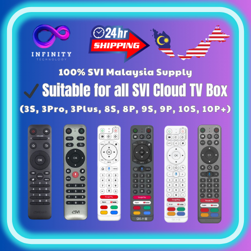 【𝟏𝟎𝟎% 𝐀𝐔𝐓𝐇𝐄𝐍𝐓𝐈𝐂】Svi Cloud Remote Control 10P+ 10S 9P 9S 8S 3S 3 Plus 3 PRO Original | Shopee ...