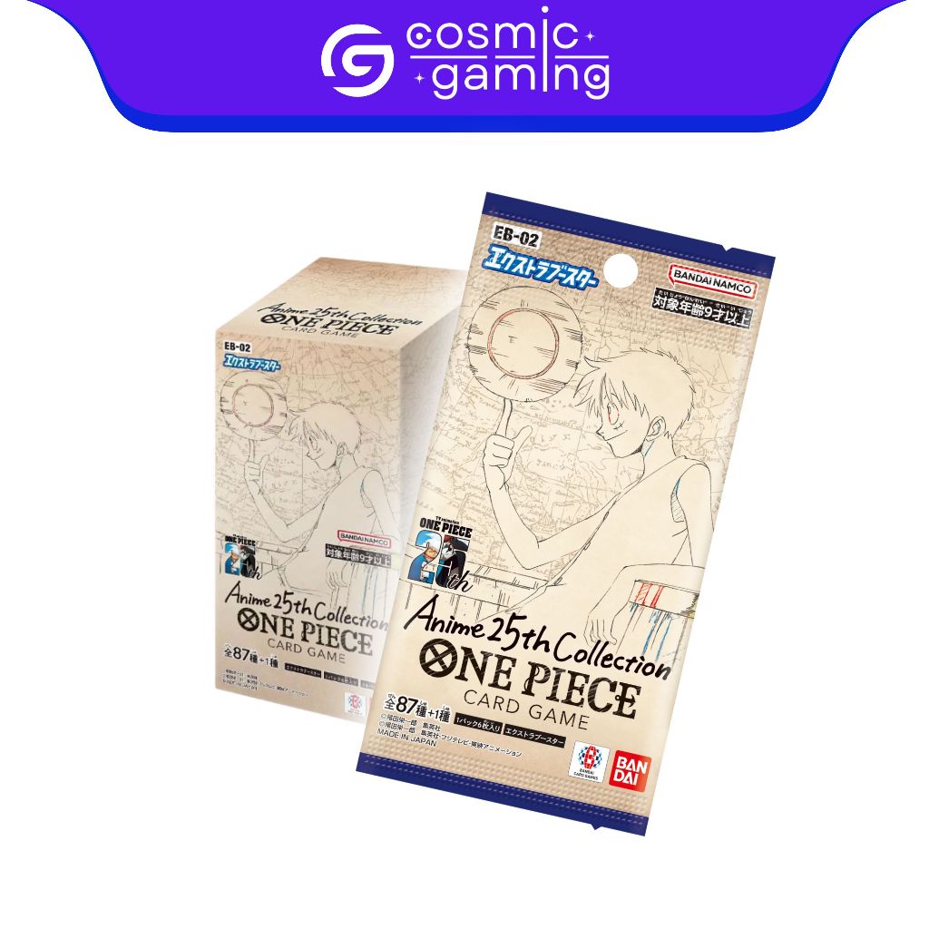 One Piece TCG Anime 25th Collection Booster Pack (EB02) Japanese Ver ...