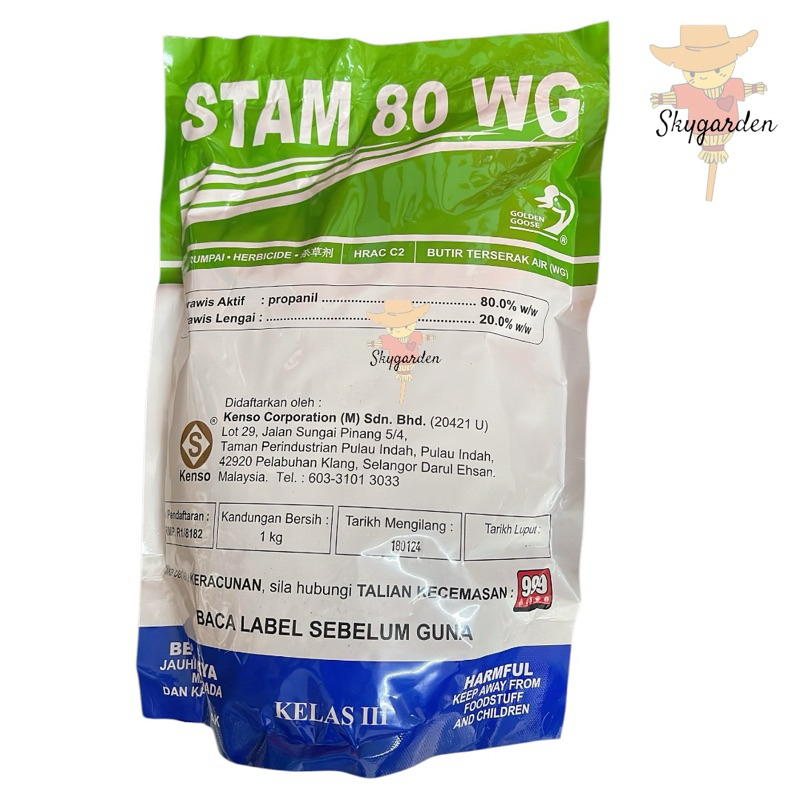 Stam 80WG 1kg/Propanil 80%/Racun Rumput Padi/sama Leptonil/Nufarm ...