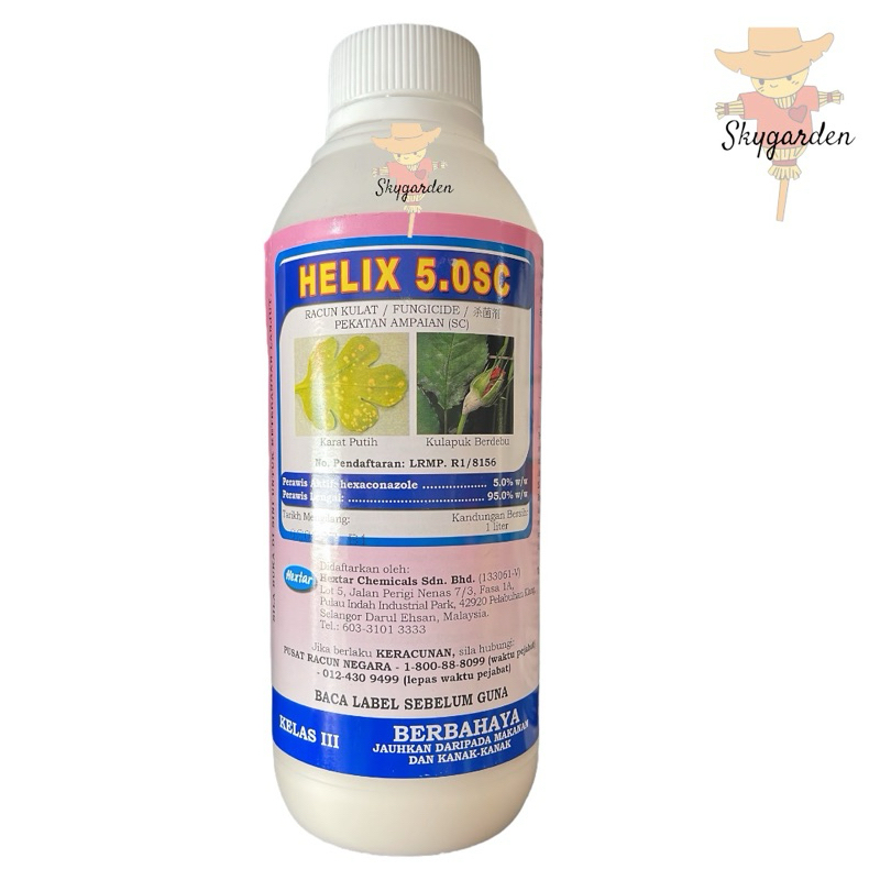 Hextar Helix 5.0sc 1Liter /Hexaconazole Racun kulat akar Putin durian ...