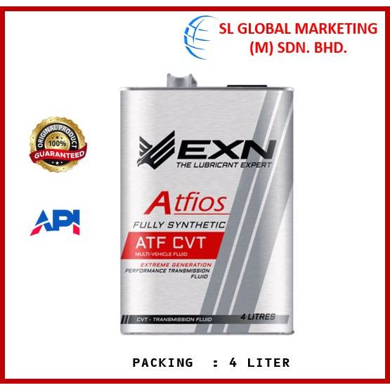 EXN ATF OIL - ATFIOS ATF CVT MUTLIVEHICLE FLUID - 4 LITER - MINYAK ATF ...