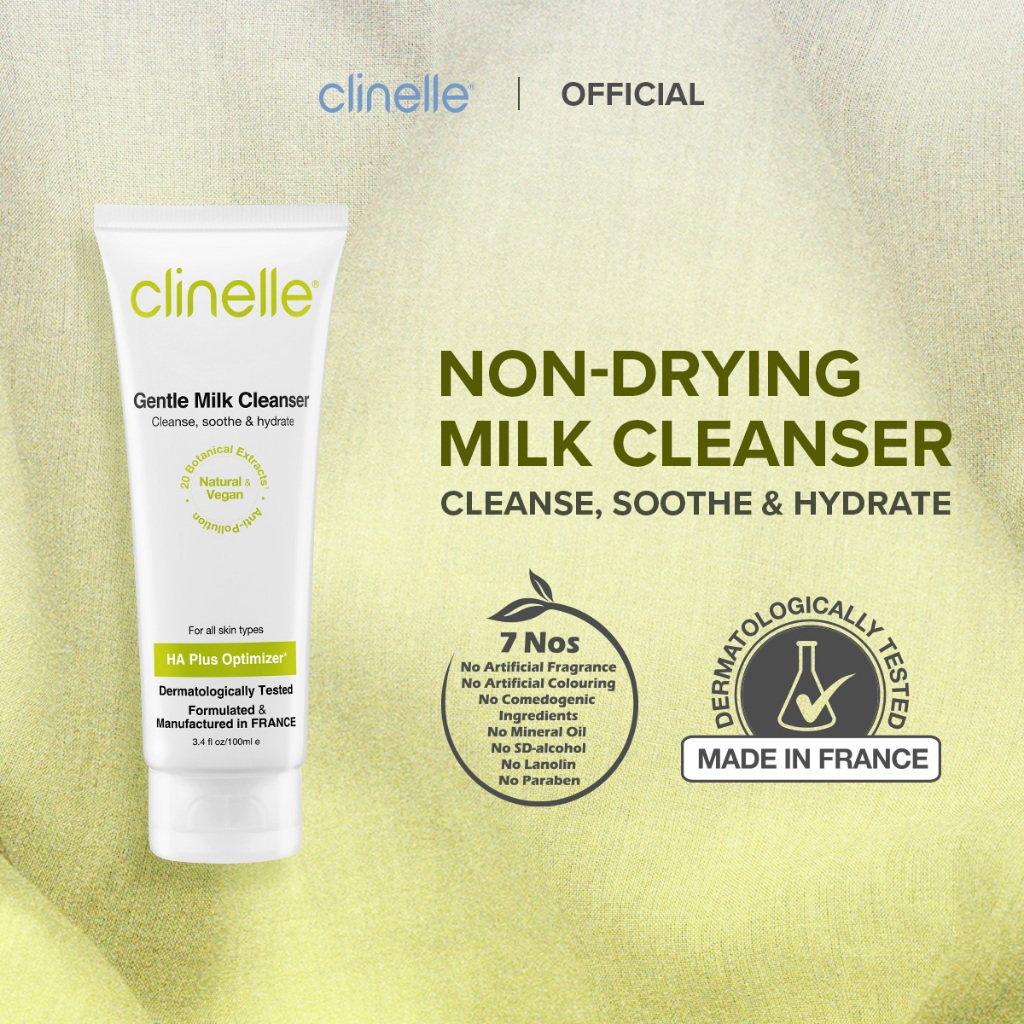 Clinelle Gentle Milk Cleanser 100ml - Exfoliate, Remove Dead Skin ...