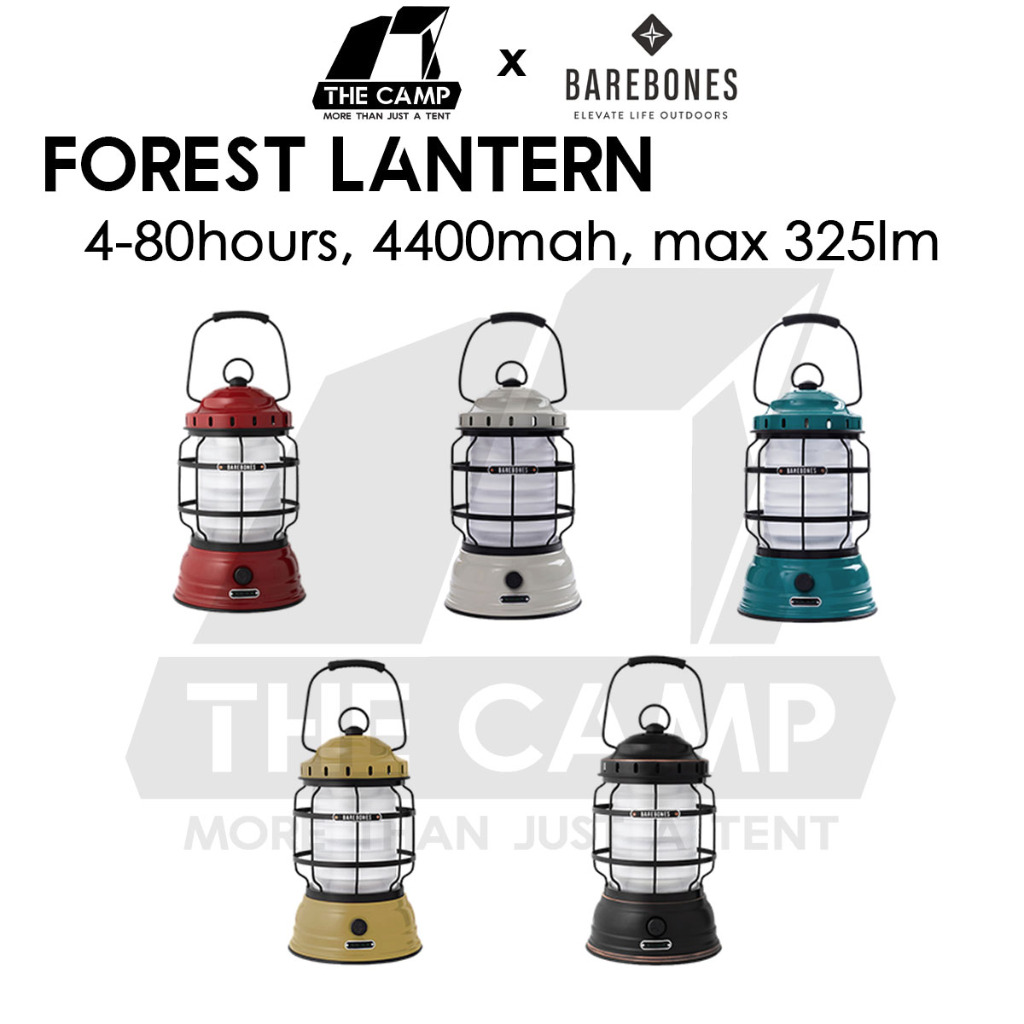 Barebones Forest Lantern Outdoor Camping Lamp Light USB Rechargeable ...