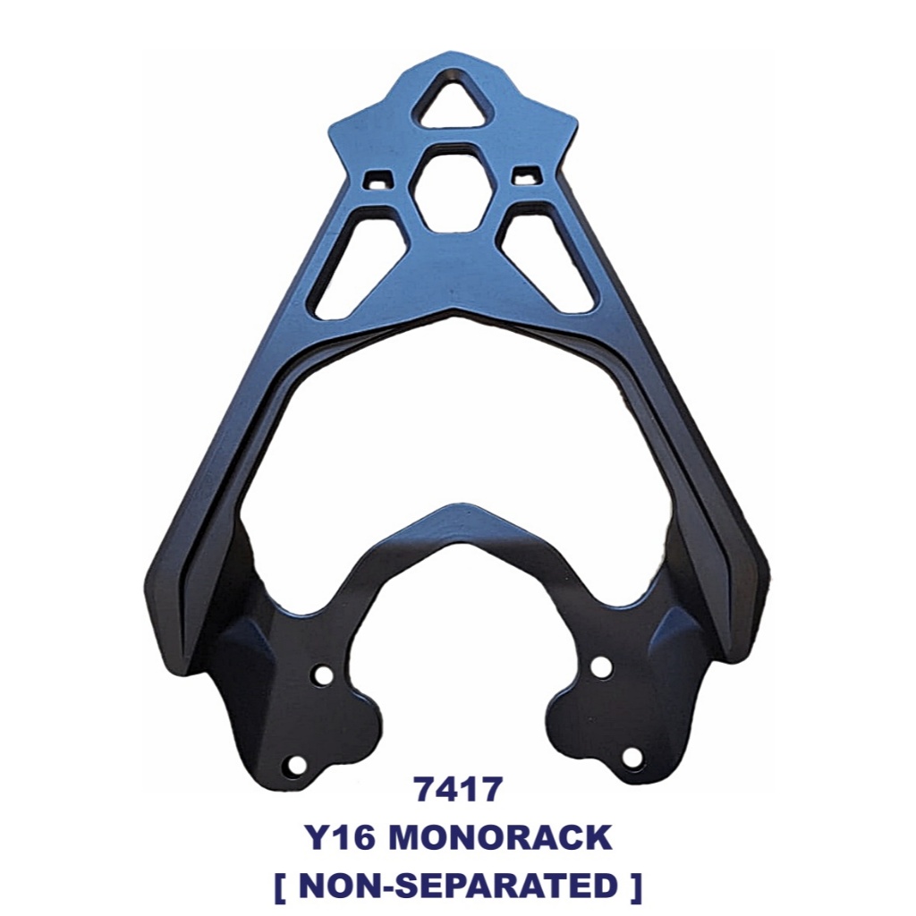 Y16ZR Y15ZR LC135 V2 - V8 Top Box Rack Monorack Alloy Yamaha Y16 Y15 ...