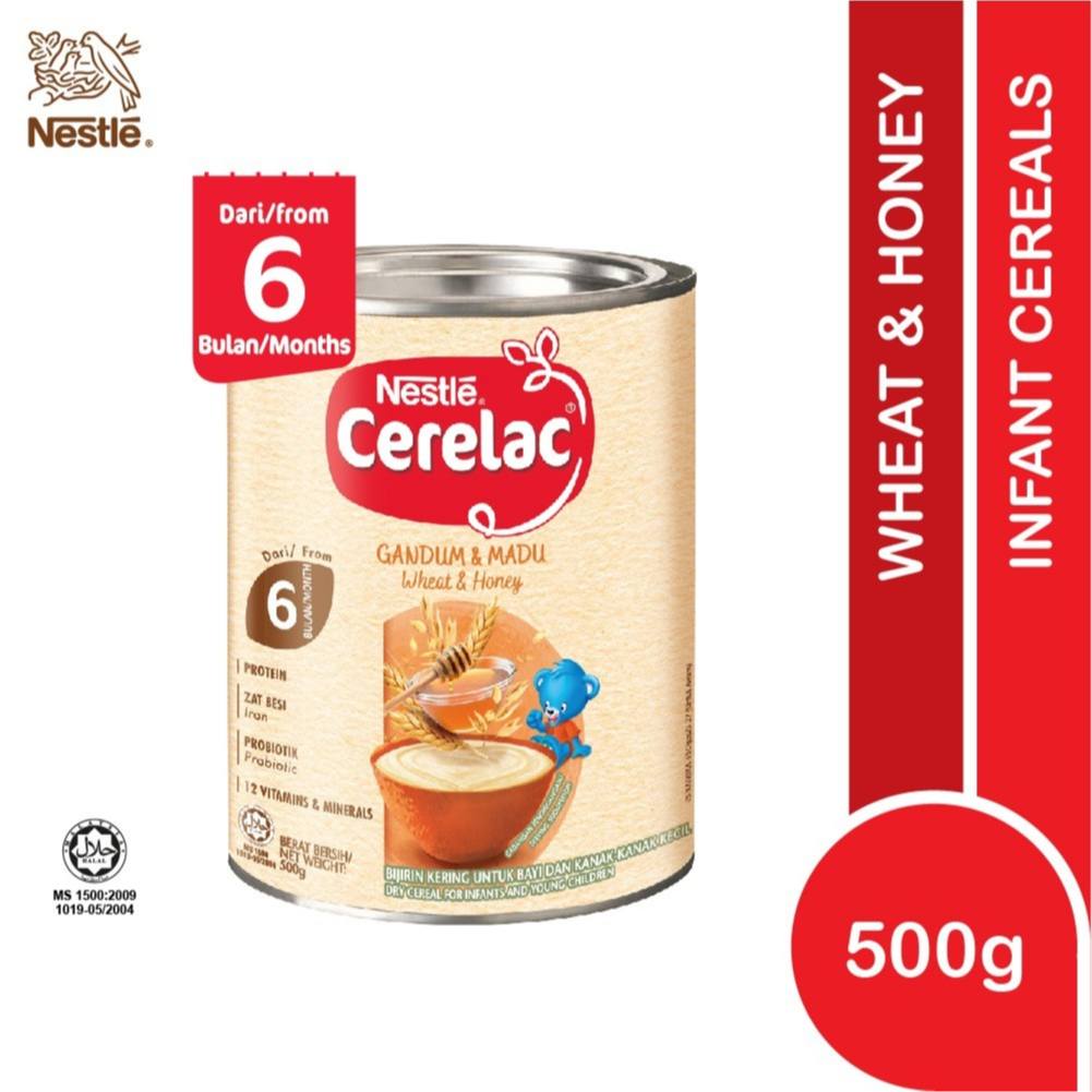 Nestle Cerelac Infant Wheat Honey Cereal (500g) | Shopee Malaysia