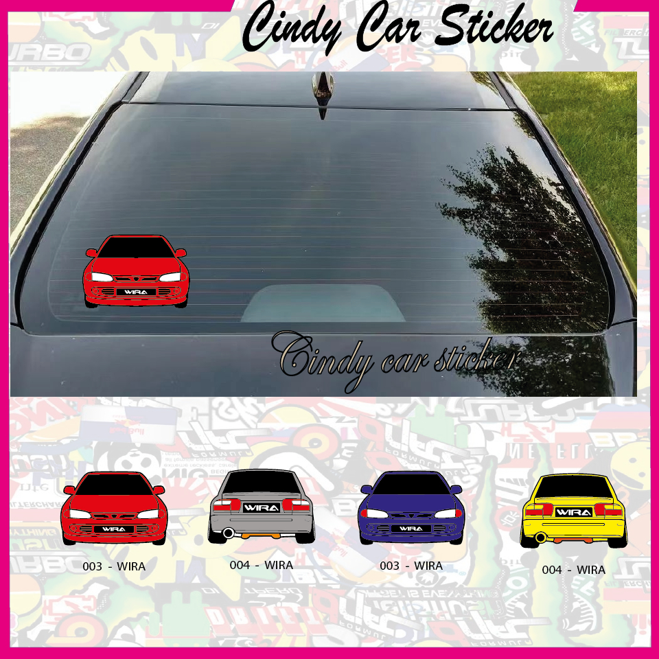 PROTON WIRA car sticker 13cm | Shopee Malaysia