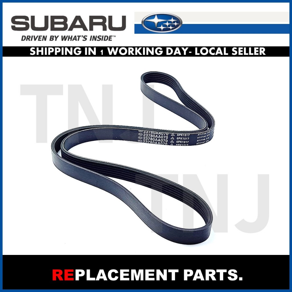 FAN BELT / SUBARU XV GT EDITION 2.0 YEAR'2017 ( 23780AA070 ) ( 6PK1517 ...