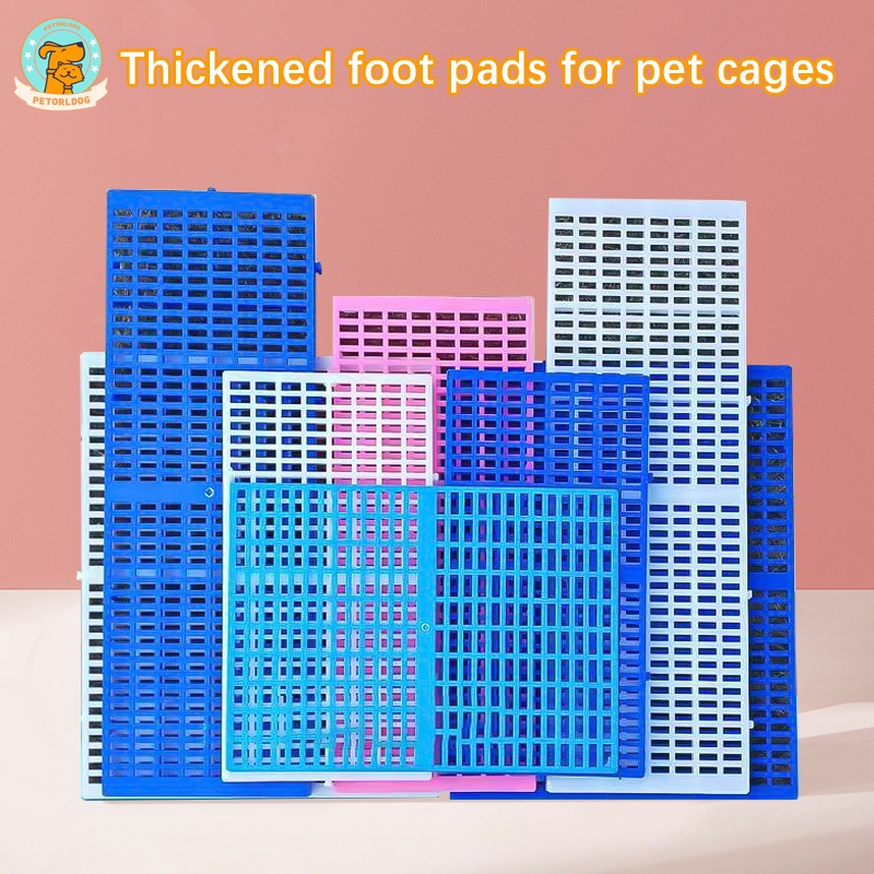 Pet Cage Mat Pet Plastic Mat Rabbit Cage Mat Feet Pads for Pet Cats ...