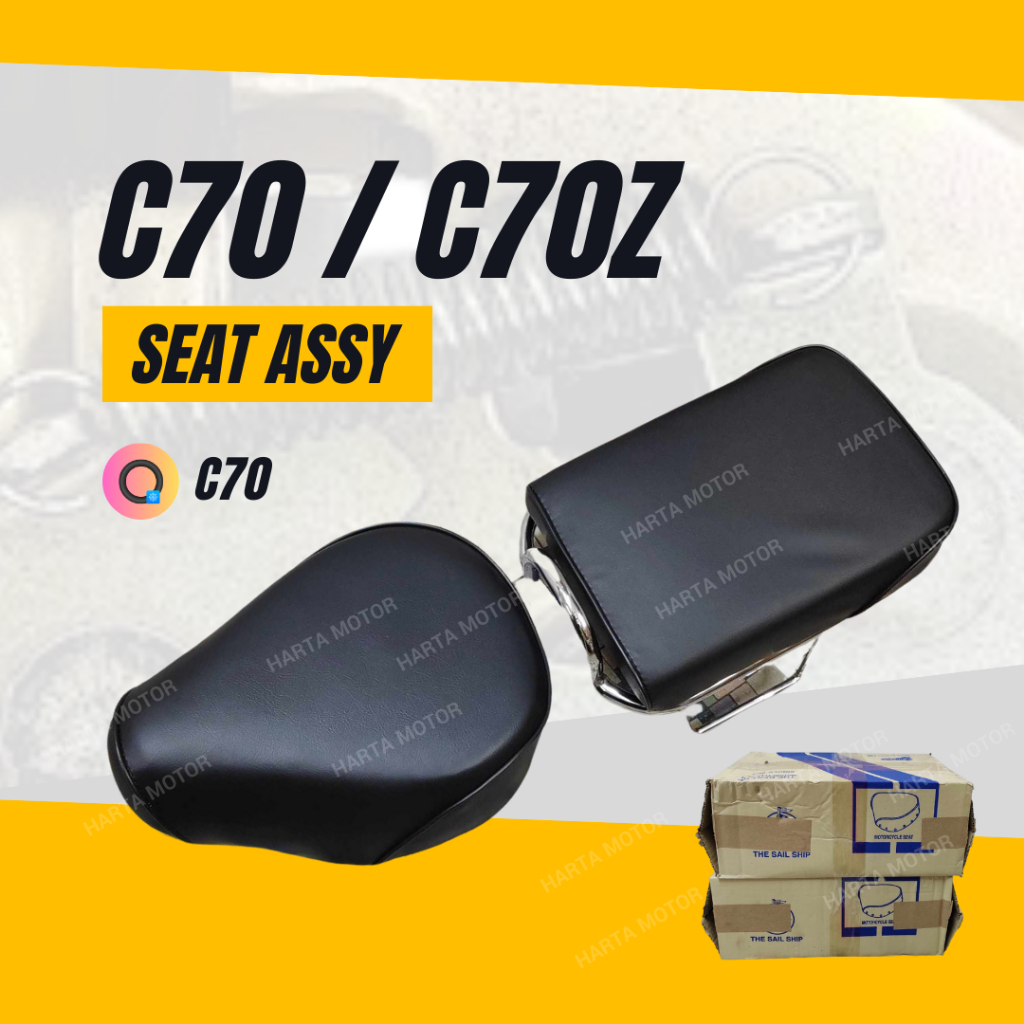 HONDA C70 DOUBLE SEAT ASSY CUSHION TEMPAT DUDUK KUSYEN - C70Z STANDARD ...
