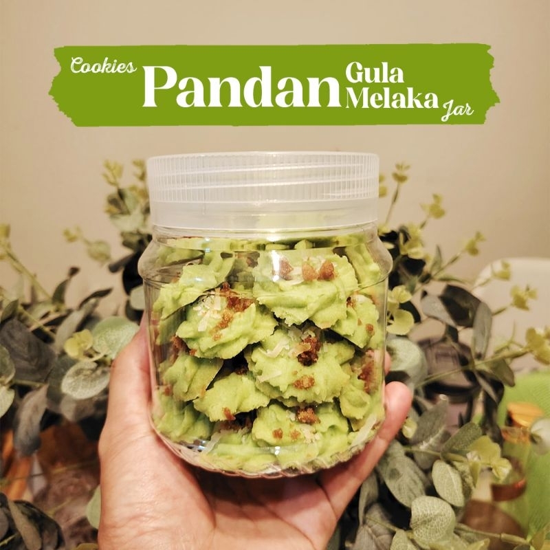 (New) Biskut Pandan Gula Melaka Homemade Cookies Raya Ramadan | Shopee ...