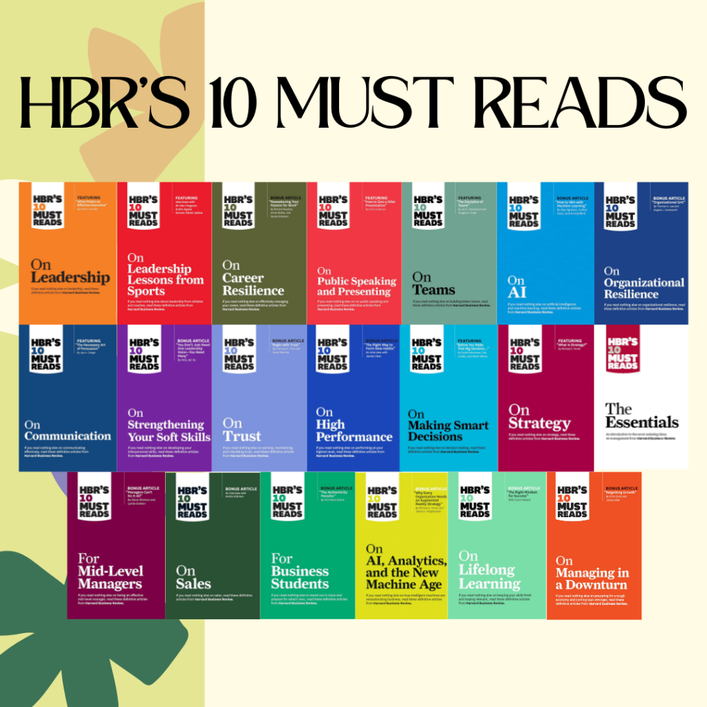HBR's (Harvard Business Review) 10 Must Reads series - full complete ...