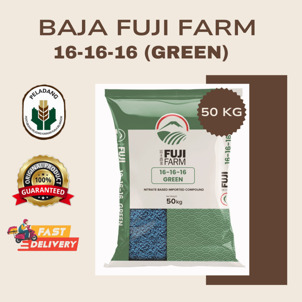 BAJA SUBUR FUJI FARM 16-16-16 / BAJA SUBUR / BAJA FUJI FARM / BAJA PERTUMBUHAN | Shopee Malaysia