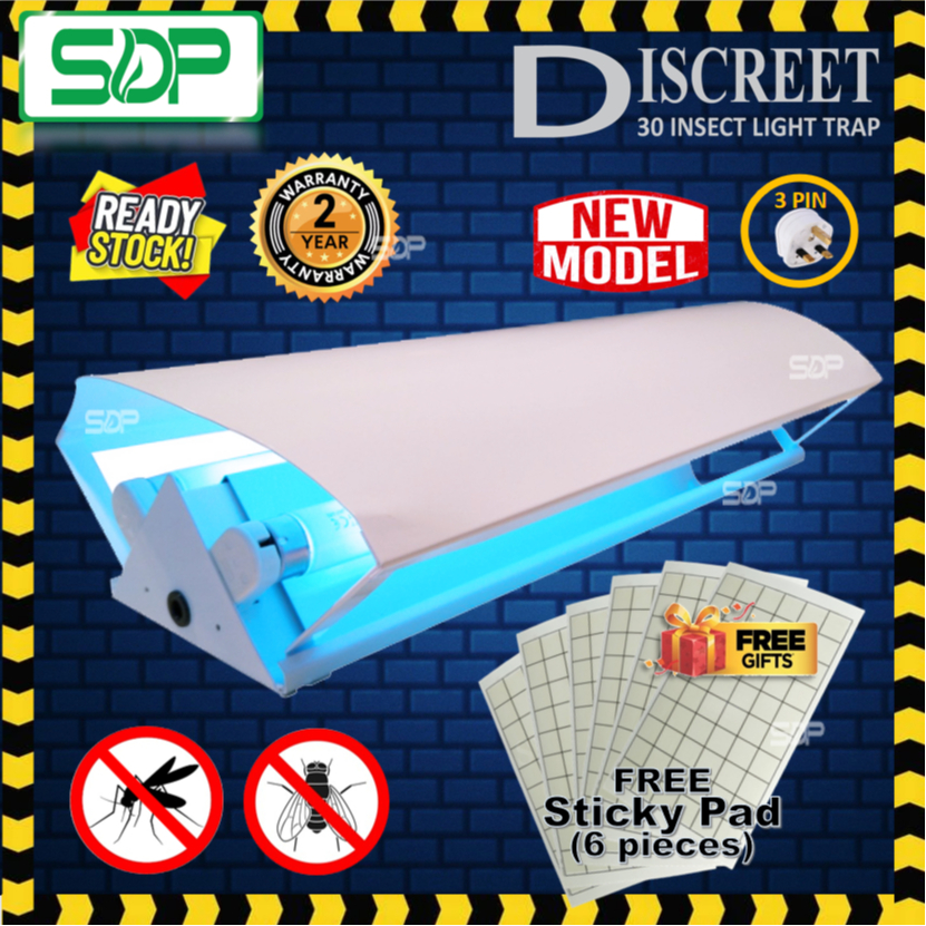 Discreet 30 Insect Fly Trap [2 YEARS WARRANTY !!!]/Sticky UV Light Trap ...