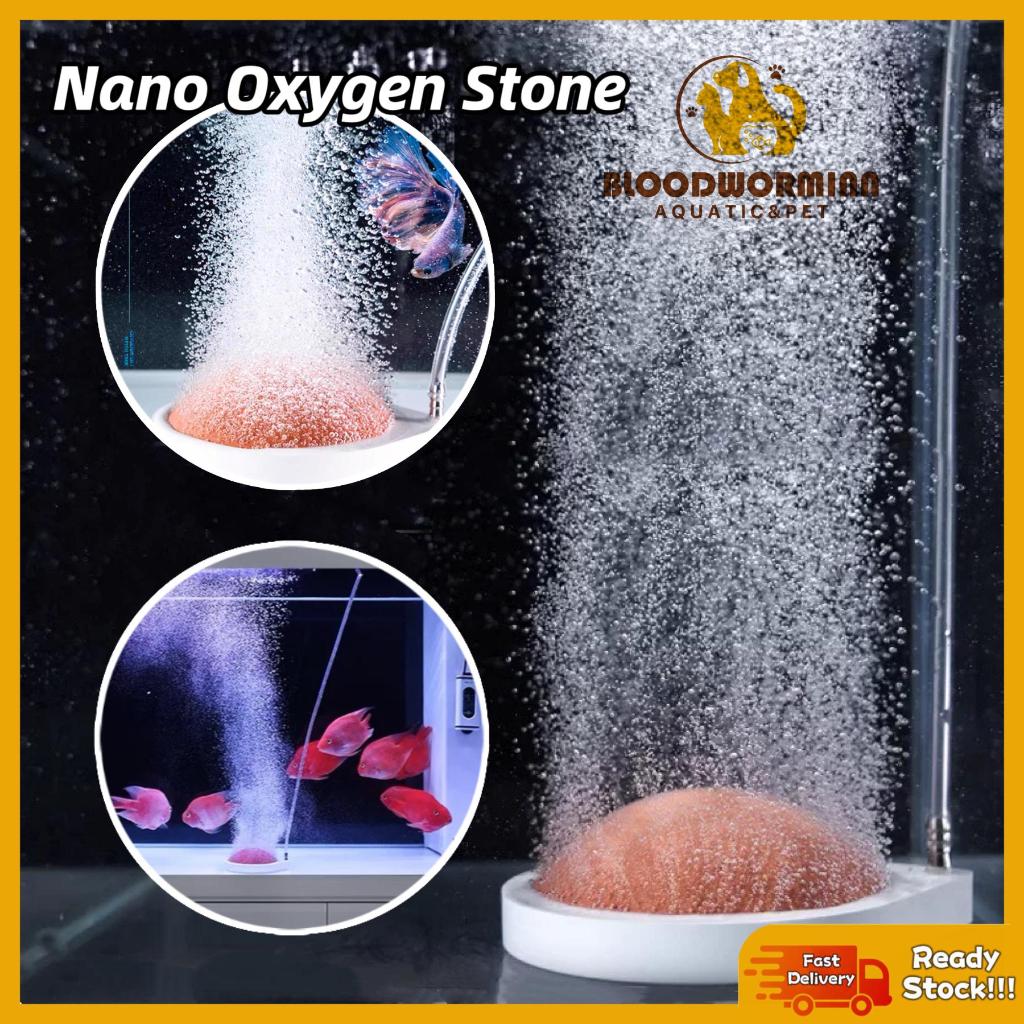 Aquarium Fish Pond Oxygen Bubble Stone Air Stone /Fish Tank Ultra-Fine ...