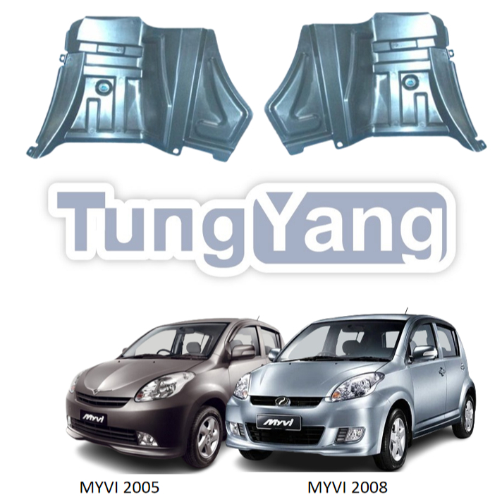PERODUA MYVI 2005, MYVI 2008 REAR FENDER LINER / DAUN PISANG BELAKANG ...